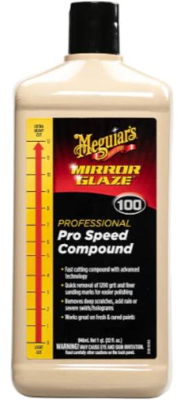 MEGUIAR'S M100 Pro Speed Compound – High-Performance Cutting Compound ...
