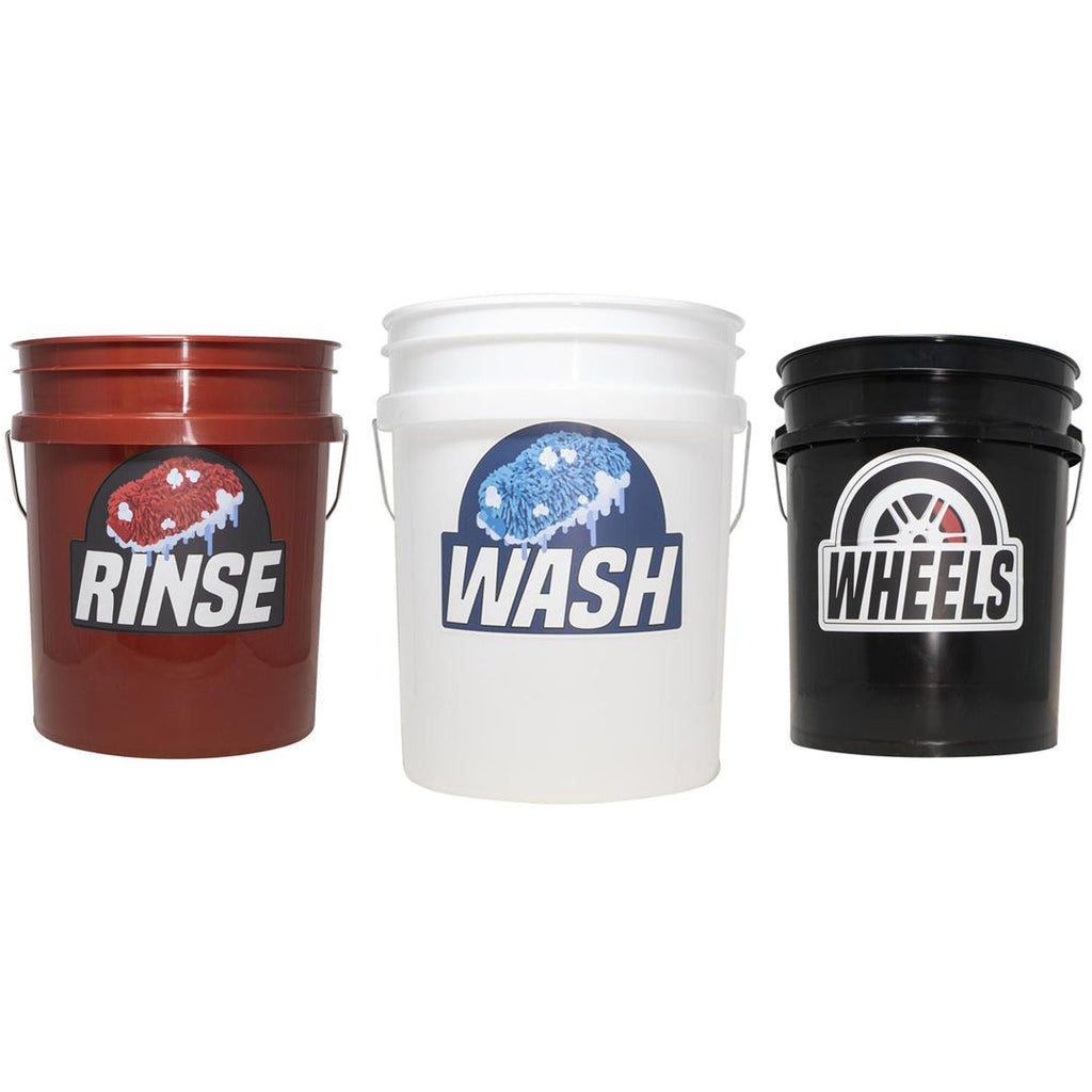 CAR WASH BUCKETS Wash Bucket Kit Package – Car Supplies Warehouse