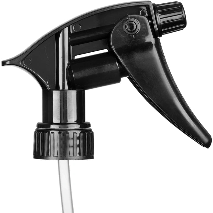 Black Solvent-Resistant Trigger Sprayer – 9.5” Dip Tube – Car Supplies ...